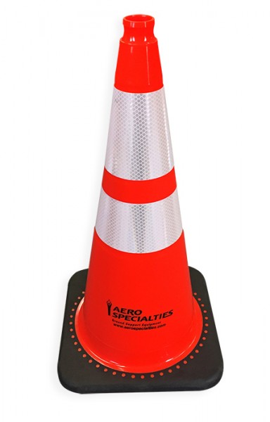 Reflective Safety Cone, 28″ – AERO Specialties
