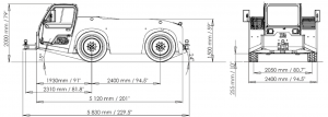 TLD TMX-250-18/21 Pushback & Tow Tractor – AERO Specialties