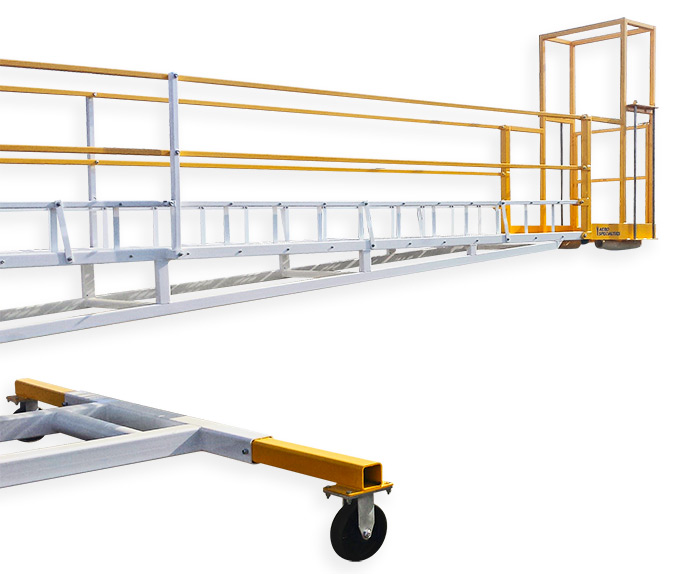 AERO Over Wing Maintenance Stand, 5′-23′ (1.52m – 7.01m) – AERO Specialties