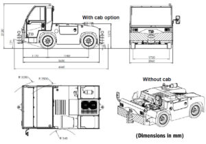TLD TMX-50 Diesel Aircraft Tow Tractor – AERO Specialties