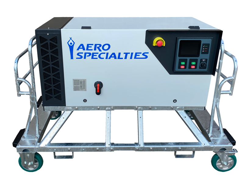 AERO Specialties PV90 90kVA 400Hz Mobile Electrical Aircraft Ground ...